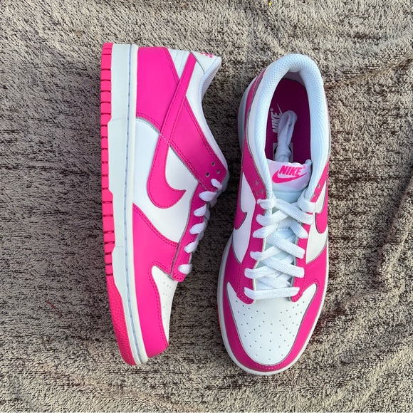 Nike | Shoes | Brand New Nike Dunk Low Gs Laser Fuchsia Pink Barbie ...